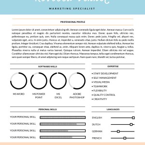 The Debbie Resume - Creative Resume Template